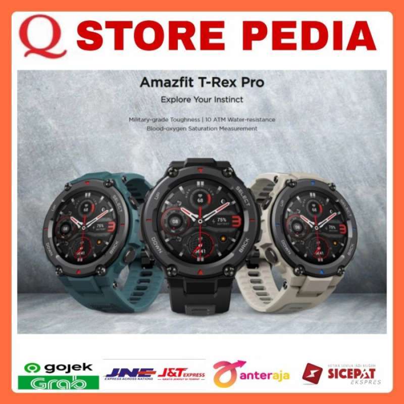 Promo AMAZFIT T-REX PRO GARANSI RESMI Diskon 33% di Seller Mba Ayu ...