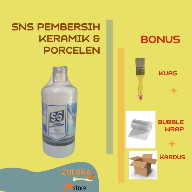 Promo SNS PEMBERSIH KERAMIK DAN PORCELEN 500 ML Diskon 33% di Seller KSM Store - Meruya Selatan ...