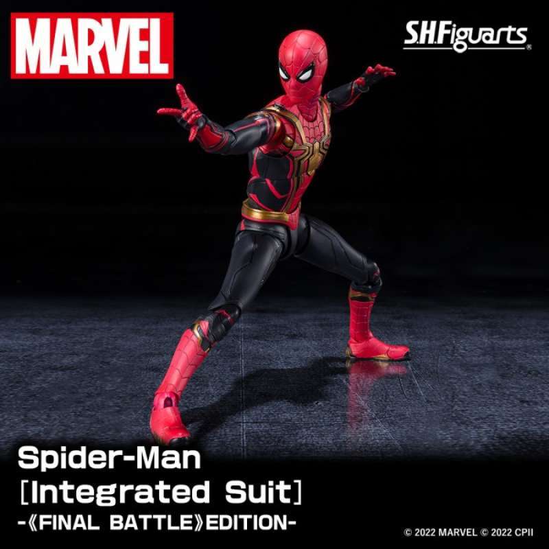 Promo Shf Spider-man / Spiderman Integrated Suit Final Battle Edition ...