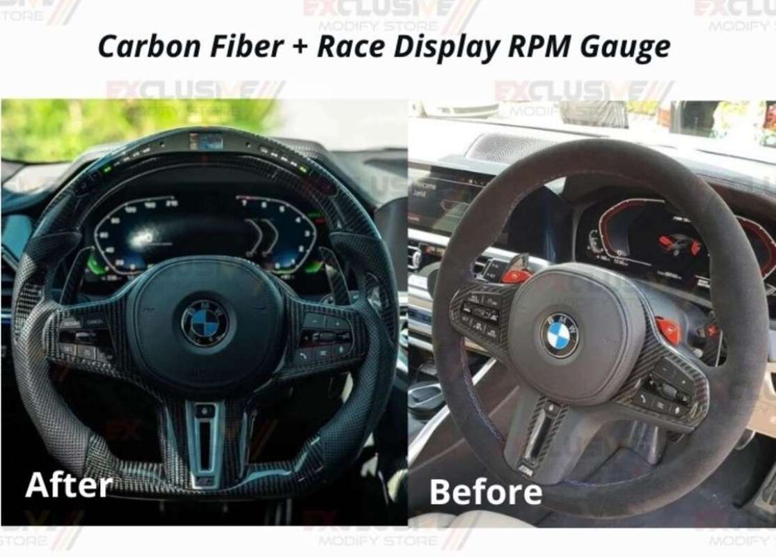 Jual STIR BMW M SPORT STEERING WHEEL G SERIES G30 - RACE DISPLAY RPM ...