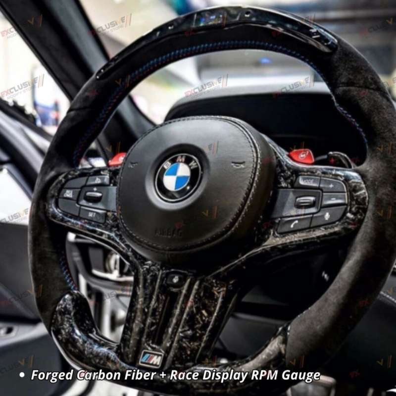 Jual Stir Bmw M Sport Steering Wheel G Series G30 - Race Display Rpm ...