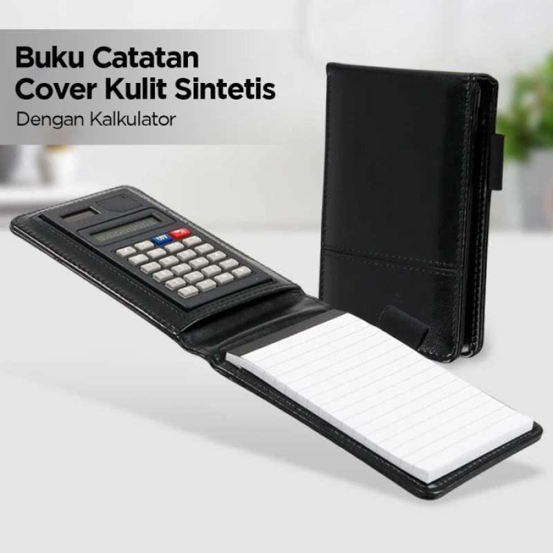 Jual Buku Catatan A6 Binder Note Cover Kulit With Kalkulator Di Seller ...