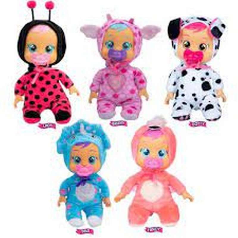 Jual Cry Babies Tiny Cuddle Animal Boneka Bayi Alive Baby Bisa Menangis ...