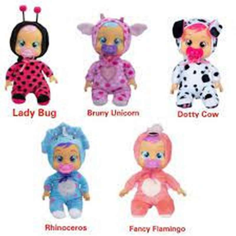Jual Cry Babies Tiny Cuddle Animal Boneka Bayi Alive Baby Bisa Menangis ...