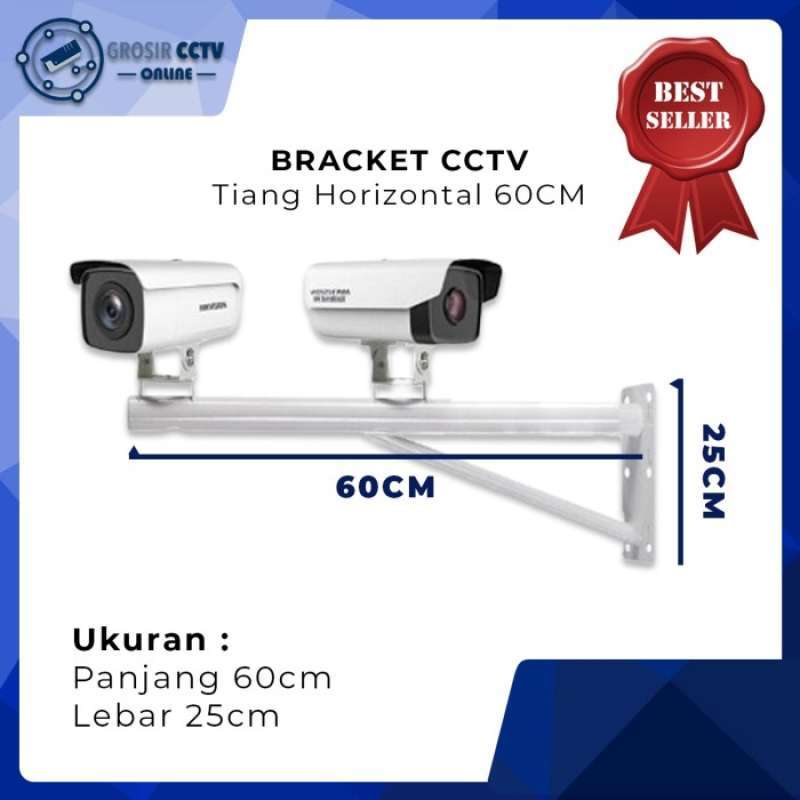 Promo Bracket Tiang Cctv Horizontal Outdoor 60cm Diskon 33% Di Seller Farwa Store - Tugu Selatan ...
