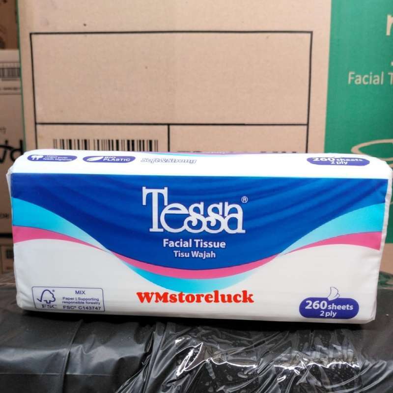 Promo Tessa Facial Tissu Soft & Strong 260 Sheet/tisu Wajah Tesa Tp-02 ...