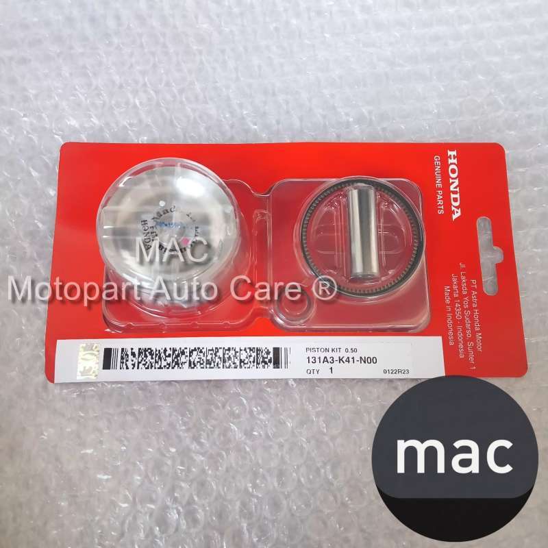 Jual Seher Piston Kit Supra X 125 Fi New OS 50 Ori AHM 131A3-K41-N00 di ...