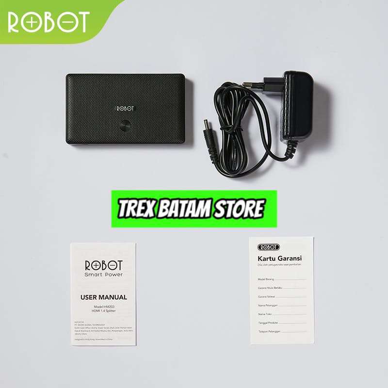Jual ROBOT HDMI SPLITTER HM203 1 IN 2 OUT 4K [ BATAM ] di Seller TRX ...