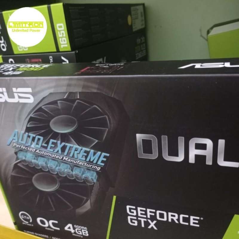 Jual Vga Asus Geforce Dual Gtx 1650 4gb V2 Oc Gddr6 Garansi 3 Tahun Di Seller Limitron Unlimited ...