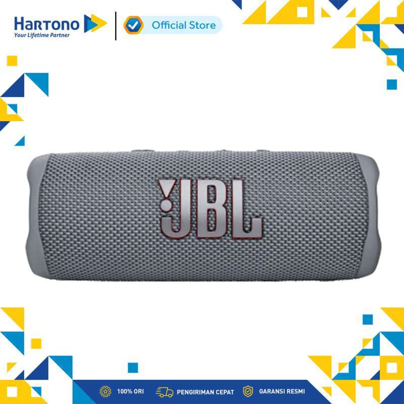 Jual Jbl Portable Bluetooth Speakers Flip 6 Grey Jbl-flip6_grey Di ...