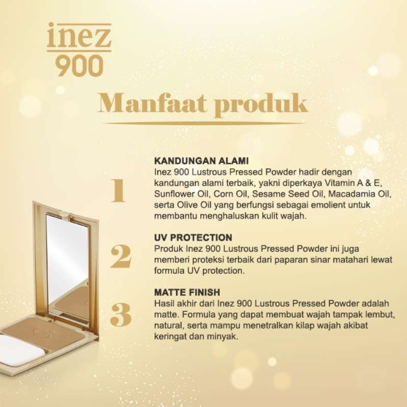 Jual Inez 900 Lustrous Pressed Powder di Seller CV Nyonya Susanti ...