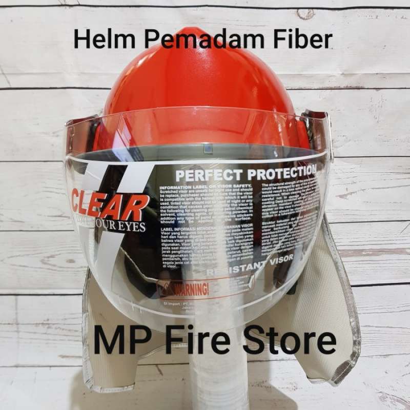 Promo Fire Helmet Helm Damkar Pemadam Kebakaran Fiber Tebal Tahan Panas ...