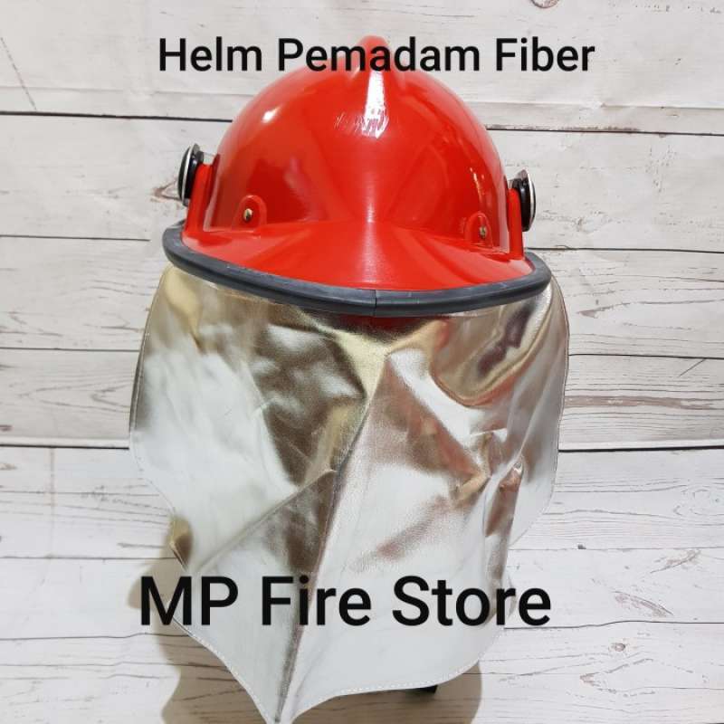 Promo Fire Helmet Helm Damkar Pemadam Kebakaran Fiber Tebal Tahan Panas ...