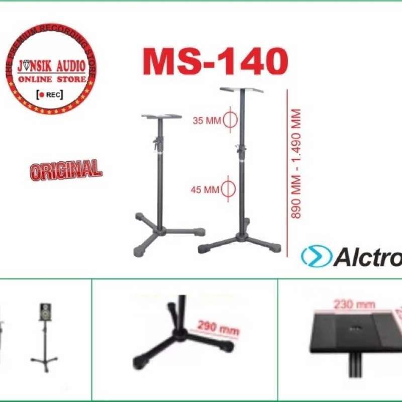 Promo alctron ms140 ms-140 ms 140 stand speaker monitor studio Diskon ...