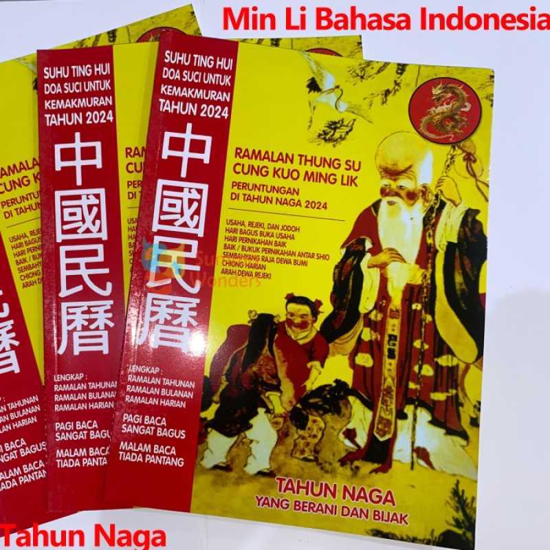 Promo Minglik Tahun 2024 Bahasa Indonesia / Buku Ramalan China Shio ...