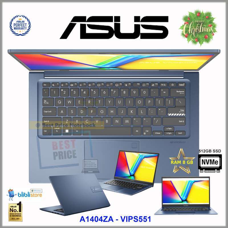 Jual Asus Vivobook 14 A1404ZA VIPS551 [Intel I5-1235U/ 8GB /512GB SSD ...