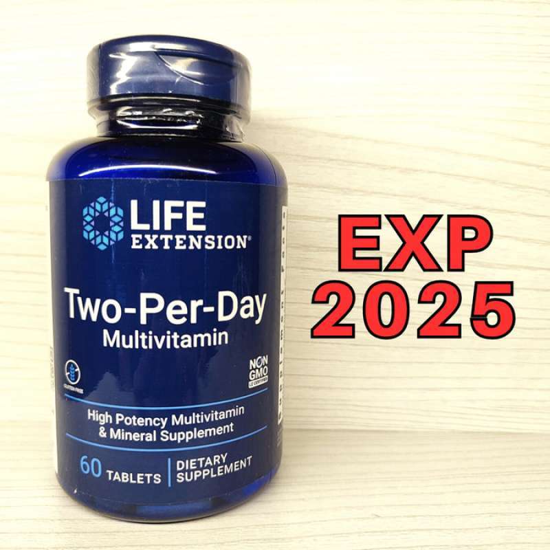 Promo Life Extension Two Per Day Tablets Multivitamin Isi 60 Tablets ...