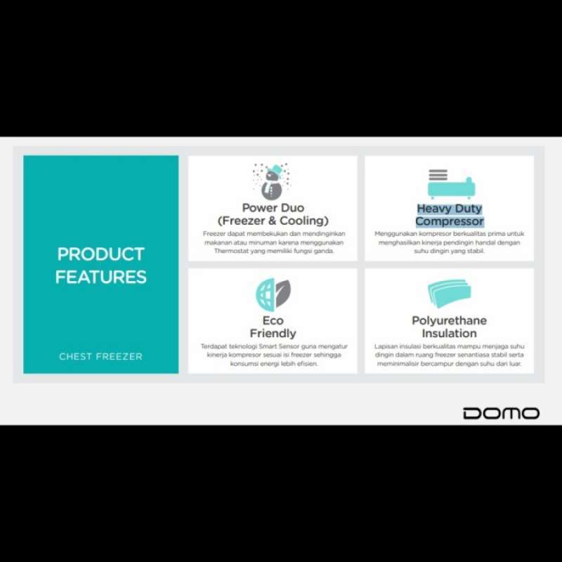 Promo Domo By Modena Chest Freezer Type Df 0210 W/Freezer Box/Peti ...