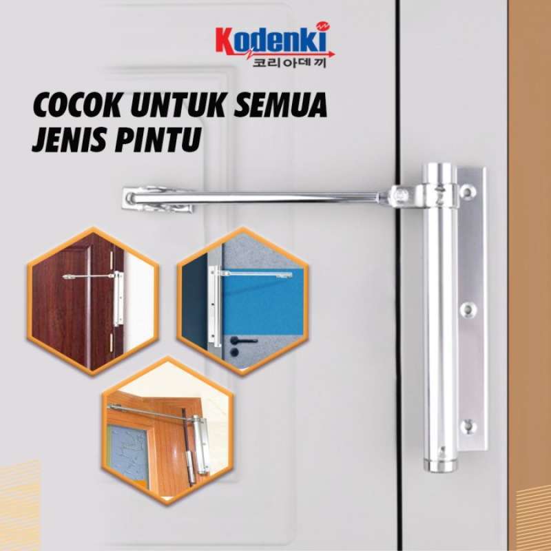 Promo Penahan Pintu Otomatis / Mini Hidden Door Closer Kodenki Diskon ...