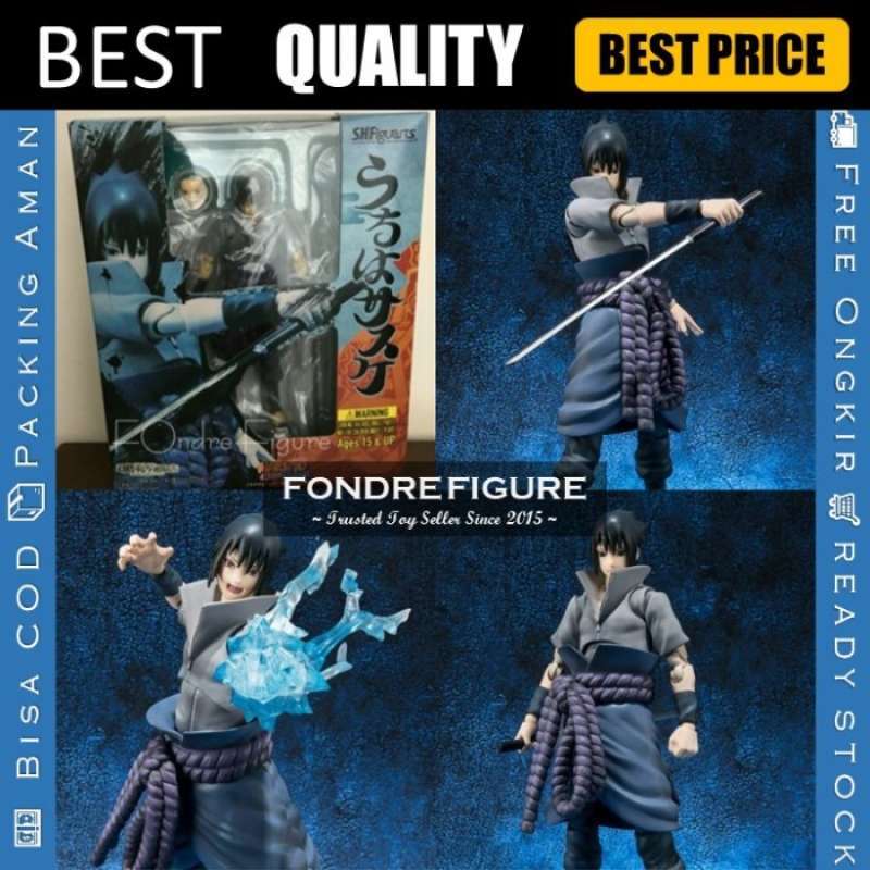 Promo SHF SASUKE UCHIHA NARUTO SHIPPUDEN BANDAI FIGURE S Diskon 23% di ...
