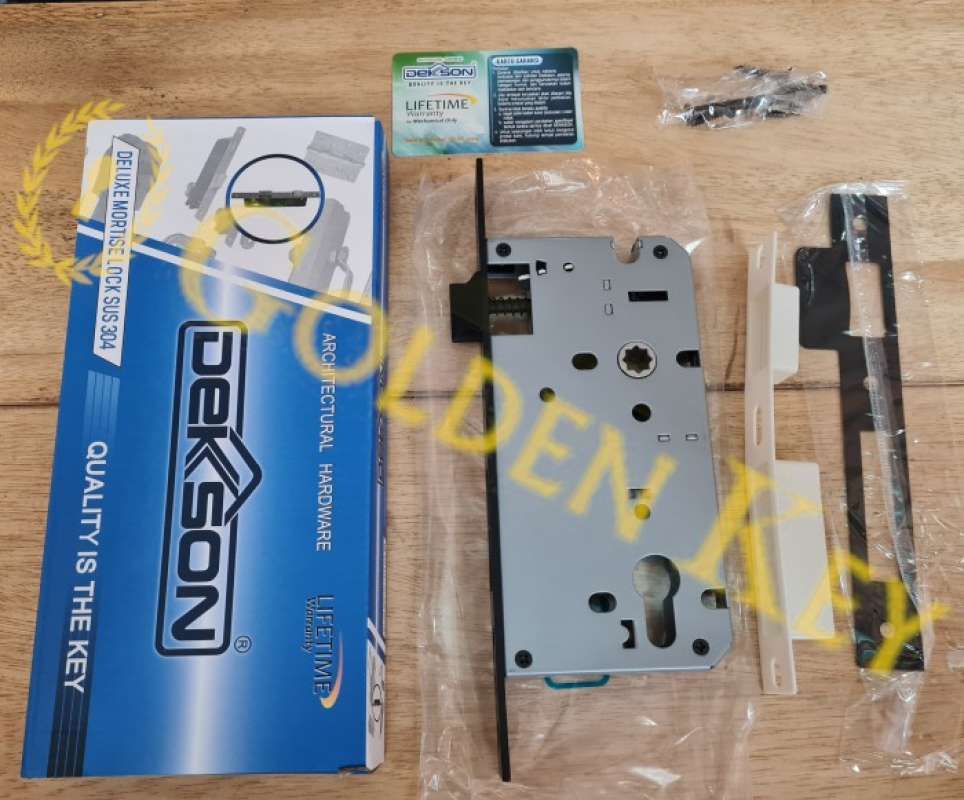 Promo Mortise Lock Dekkson MTS IL DL 8685 Matt Black Body Kunci Pintu ...