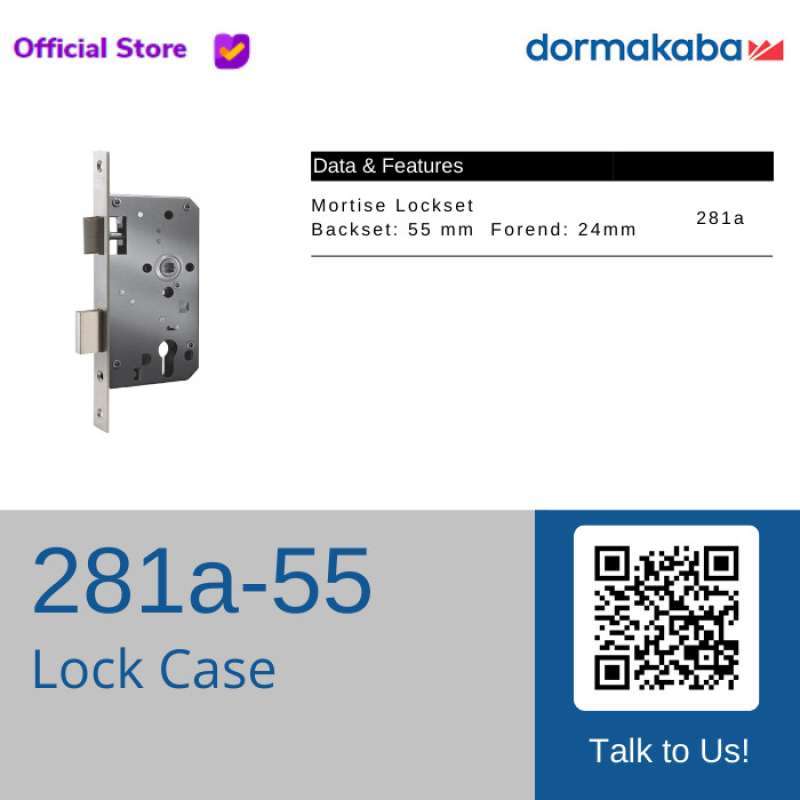 Promo Dorma Lock Case 281a-55 dormakaba Lockcase Diskon 23% di Seller Rabatan Store - Cengkareng ...