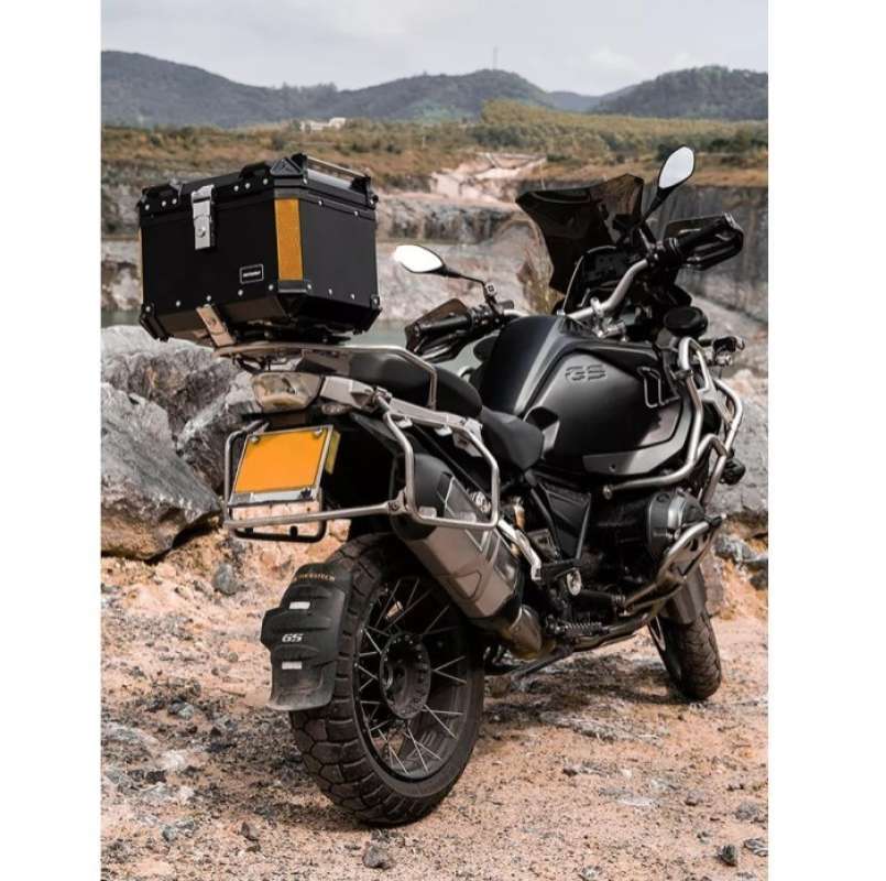 Promo MOTOWOLF 50 Liter Mg-Al Aluminium Alloy Tail Top Box Case ...