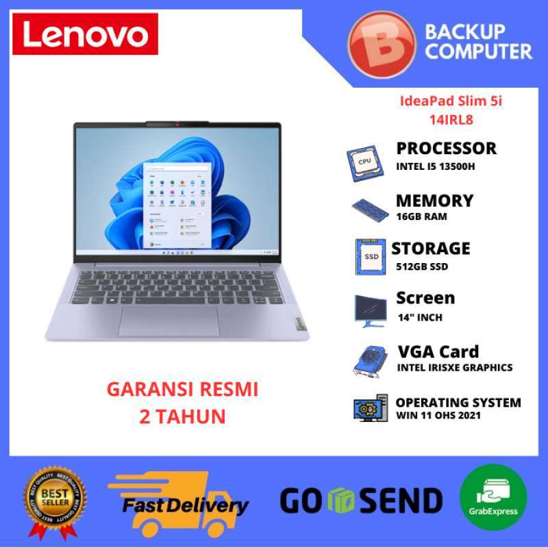 Jual Laptop Lenovo Ideapad Slim 5i 14irl8 065id I5 13500h 16gb Ram Di Seller Backup Computer ...