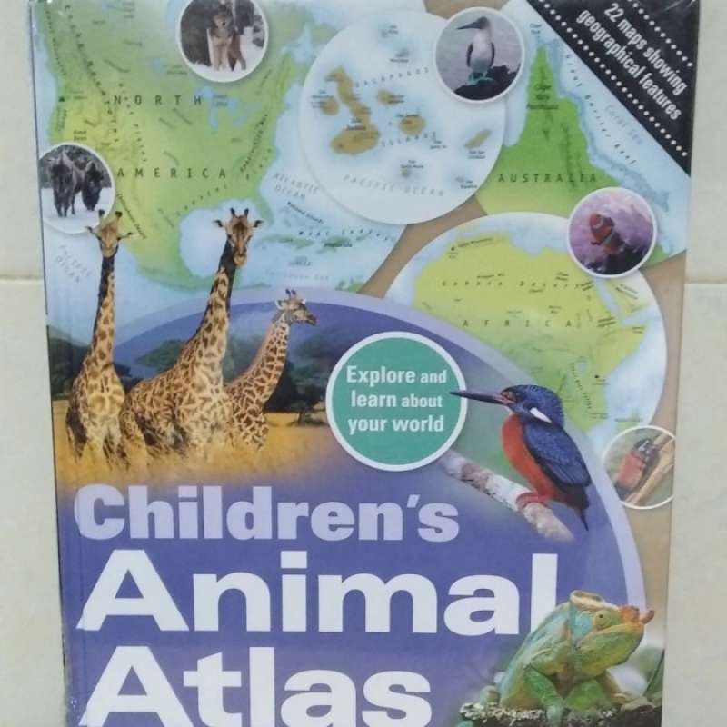 Promo Children's Animal Atlas Diskon 23% Di Seller Kim Nona Shop ...