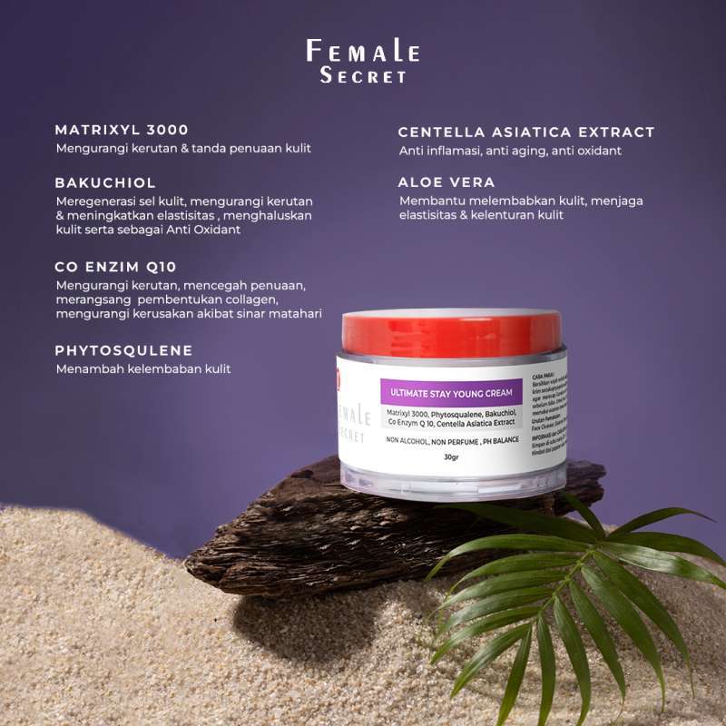 Jual Female Secret Ultimate Stay Young Cream 30 Gr Perawatan Untuk ...