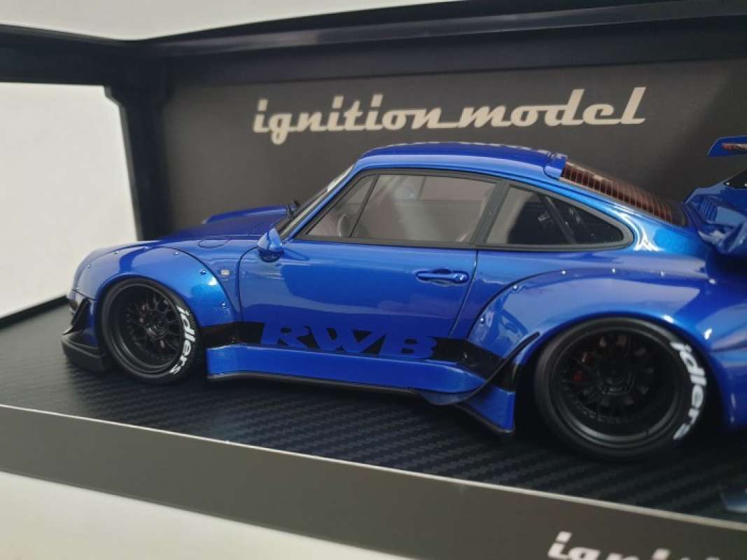 Jual 1/18 Ignition Ig Model Porsche 993 Rwb Blue Diecast Not Autoart Di ...