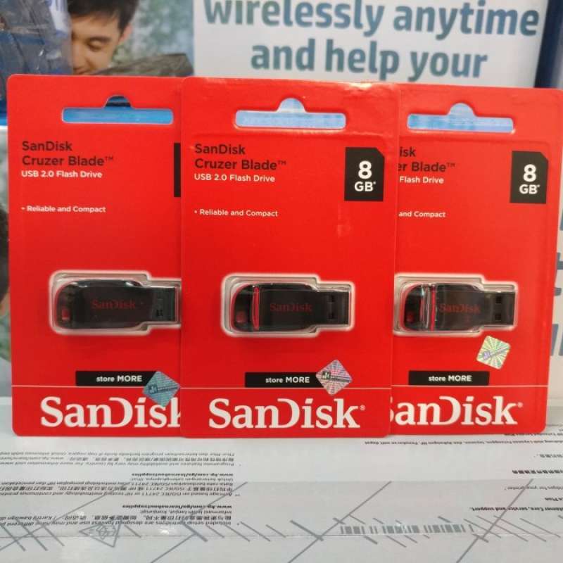Jual SanDisk Cruzer Blade 8GB Original Flash Disk di Seller Grand ...