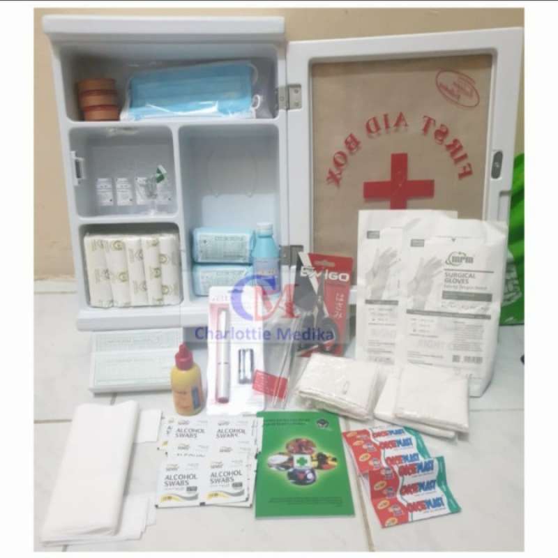 Promo Kotak P3k Lengkap Plus Isi Type C / Kotak P3k Plus Isi Type C ...