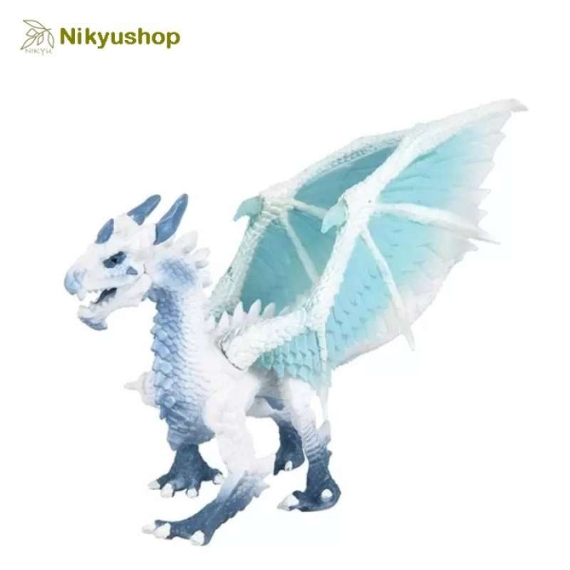 Jual Mainan Edukasi Pajangan Koleksi Hewan Mitologi Naga Ice Dragon Di ...