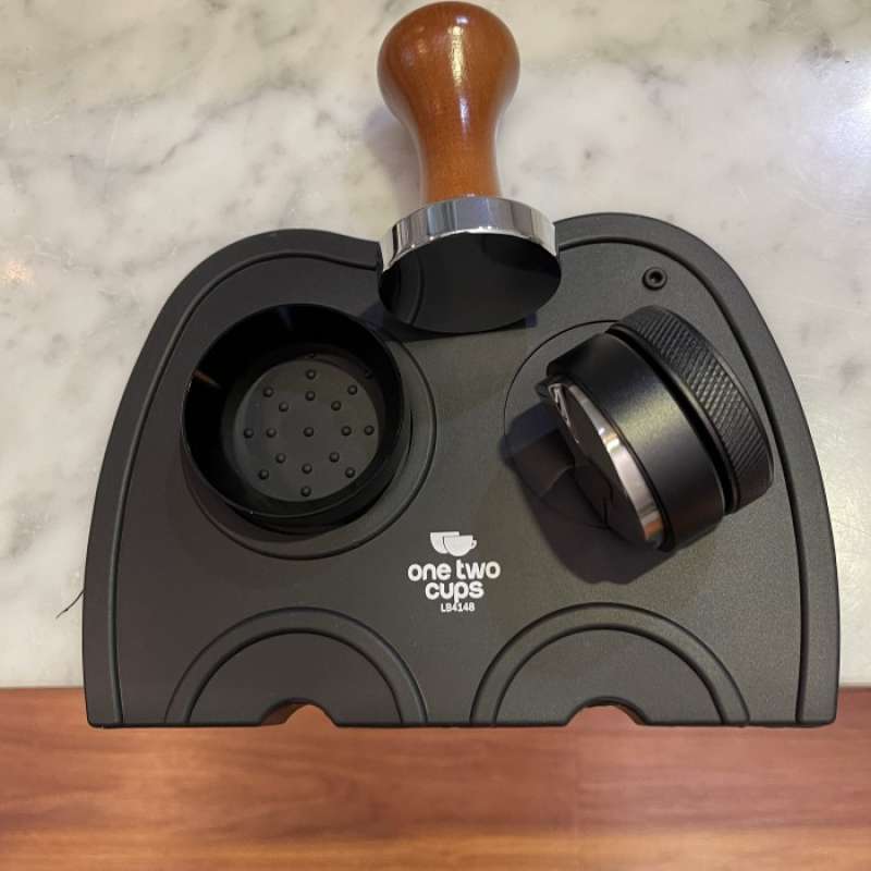 Promo Paket Tamper Kayu 51mm + dosing ring + distribution tool ...