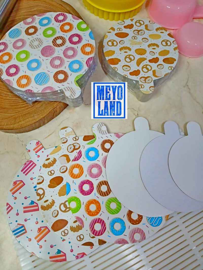 Jual Mini Cake Base BULAT 25 Pcs - Ukuran 8 9 10 12 cm Papan Alas ...
