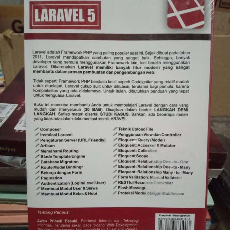 Jual Konsep dan Implementasi Pemrograman Laravel 5 - Awan Pribadi ...