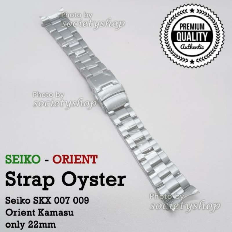 Promo Jubilee Strap Rantai Jam Tangan Seiko Orient Kamasu Watch 22mm ...