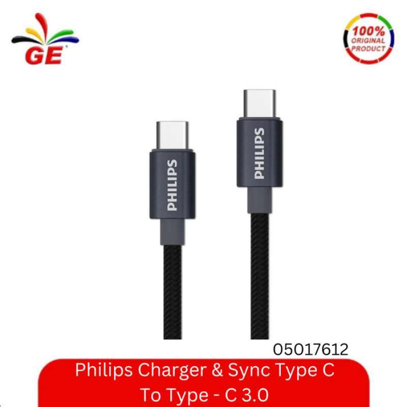 Jual Philips Charger & Sync Type C To Type - C 3.0 - 05017612 di Seller ...