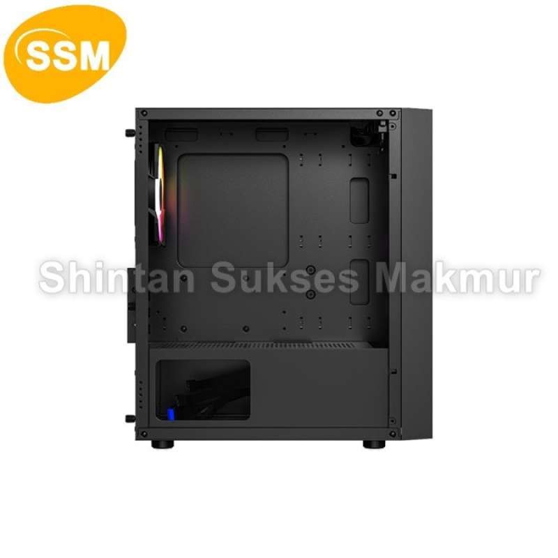 Promo VenomRX Casing PC Baldur Omega Black M-ATX 3x120mm A-RGB Fan ...