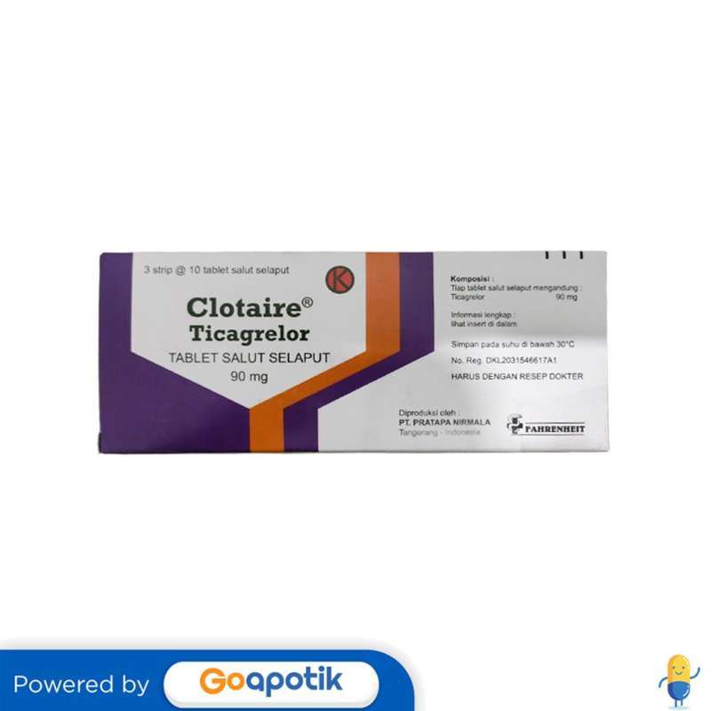Jual Clotaire 90 Mg Box 30 Tablet Di Seller Apotek Rafael Farma ...