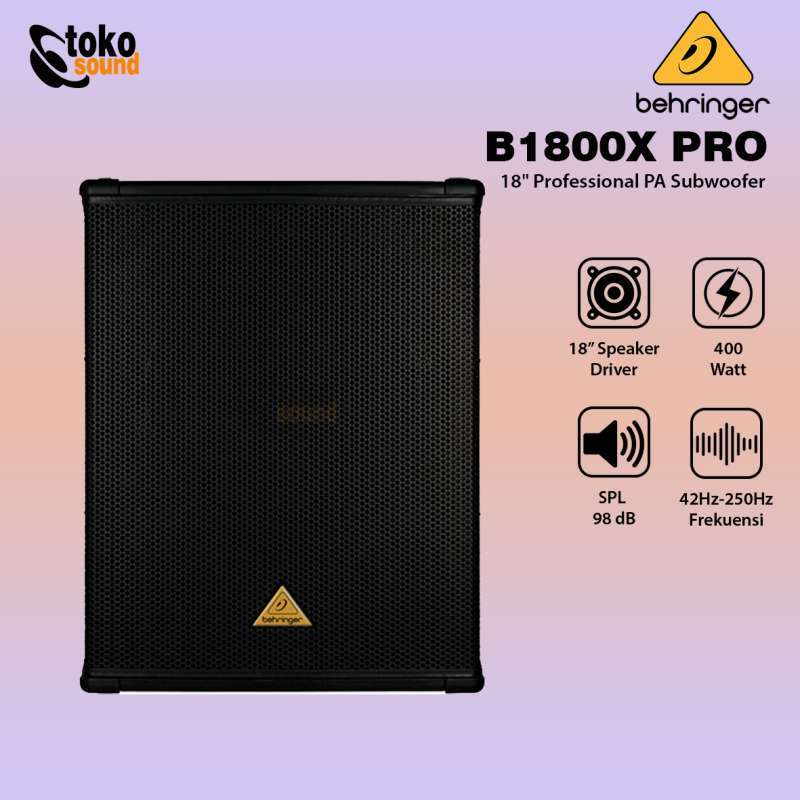 behringer subwoofer 18 active