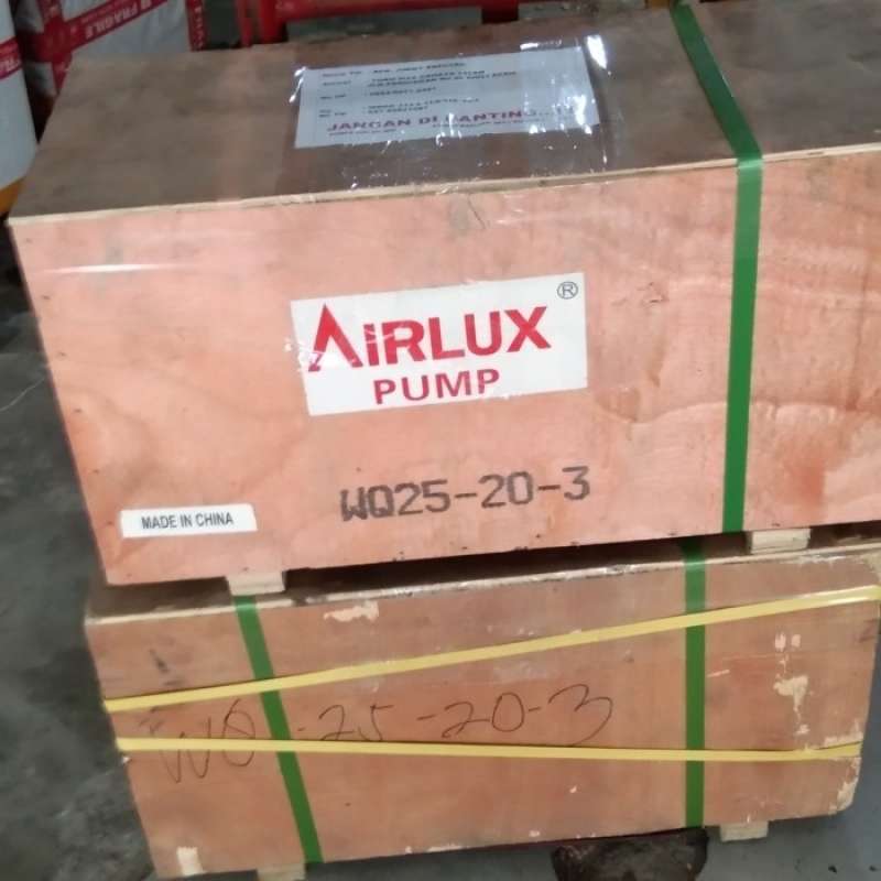 Promo Pompa Airlux celup air kotor/submersible sewage pump/Airlux WQ25 ...