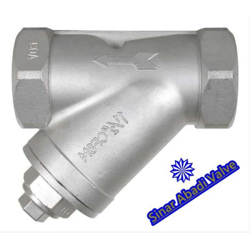 Promo 1 INCH Y STRAINER STAINLESS Diskon 23% di Seller Kartizy Store ...