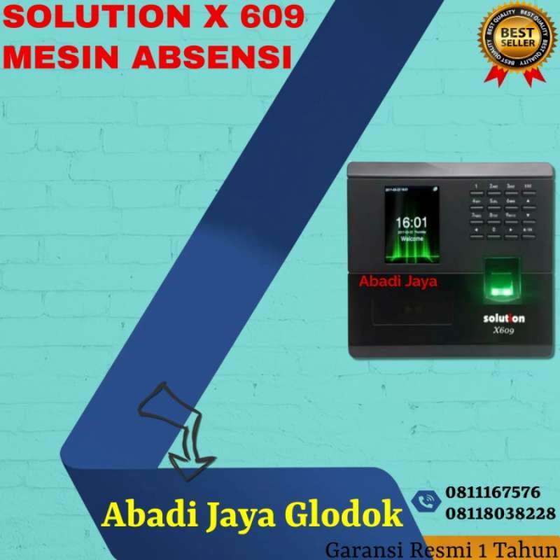 Promo SOLUTION X 609 MESIN ABSENSI Diskon 23% di Seller Surota Aska - Cengkareng Barat, Kota ...