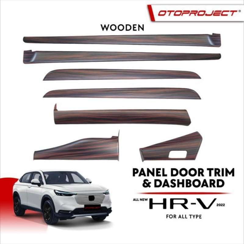Jual Panel Door Trim + Dashboard Honda New Hrv 2022 Otoproject - Wooden ...