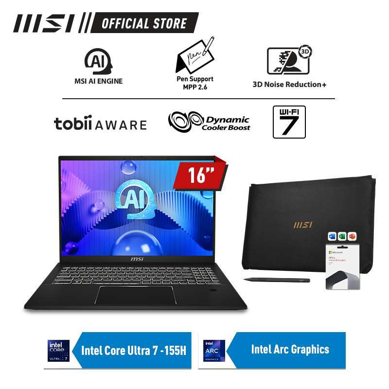 Jual Msi Summit E16 Ai Evo A1mtg 003id Intel Ultra 7 155h Arc Graphics ...