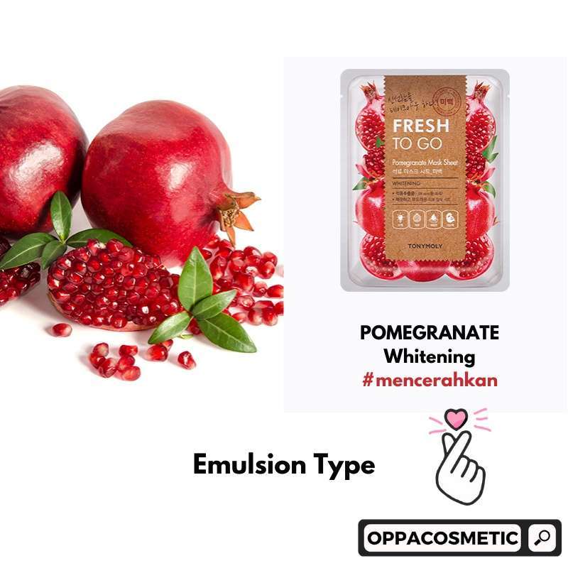 Promo Tony Moly Fresh To Go Mask Sheet - Pomaegranate Diskon 80% Di ...