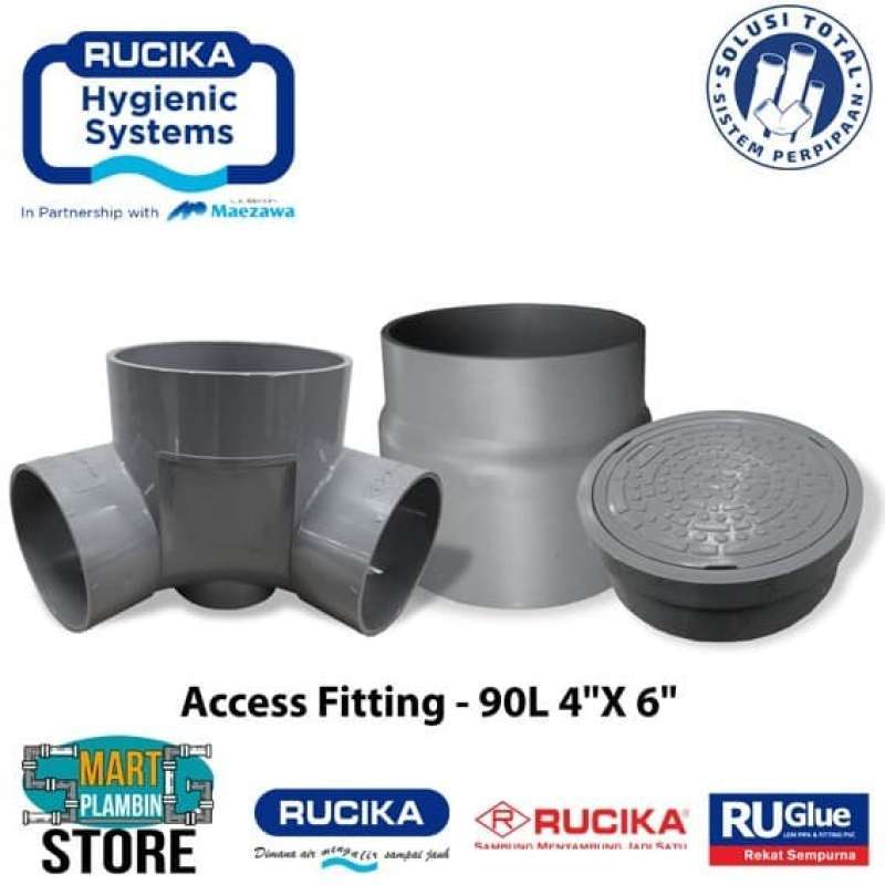 Promo Rucika Access Fitting (90L 4x6) - Bak Kontrol PVC Diskon 23% di ...