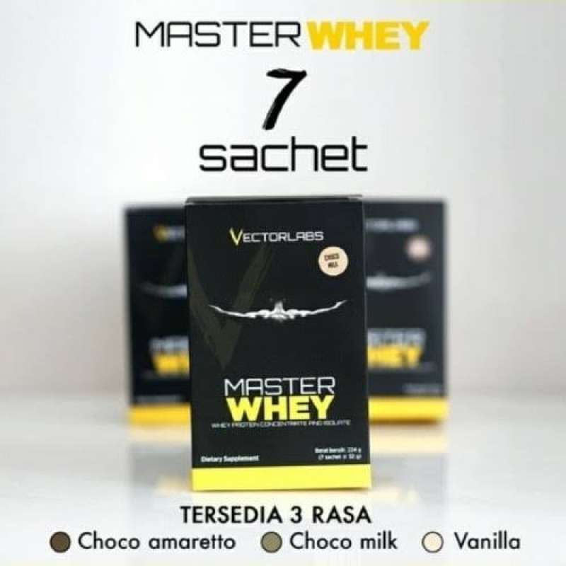 Promo vectorlabs master whey 7 sachet 224 gr gram whey sachet Diskon 33 ...